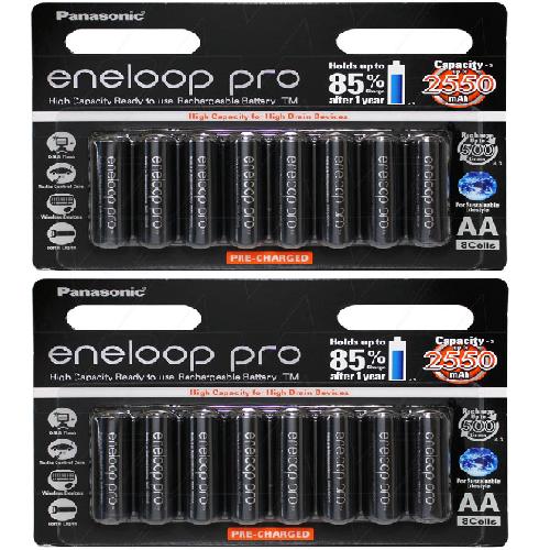 Eneloop Aaa Panasonic Pro 16 Pack Rechargeable Batterie
